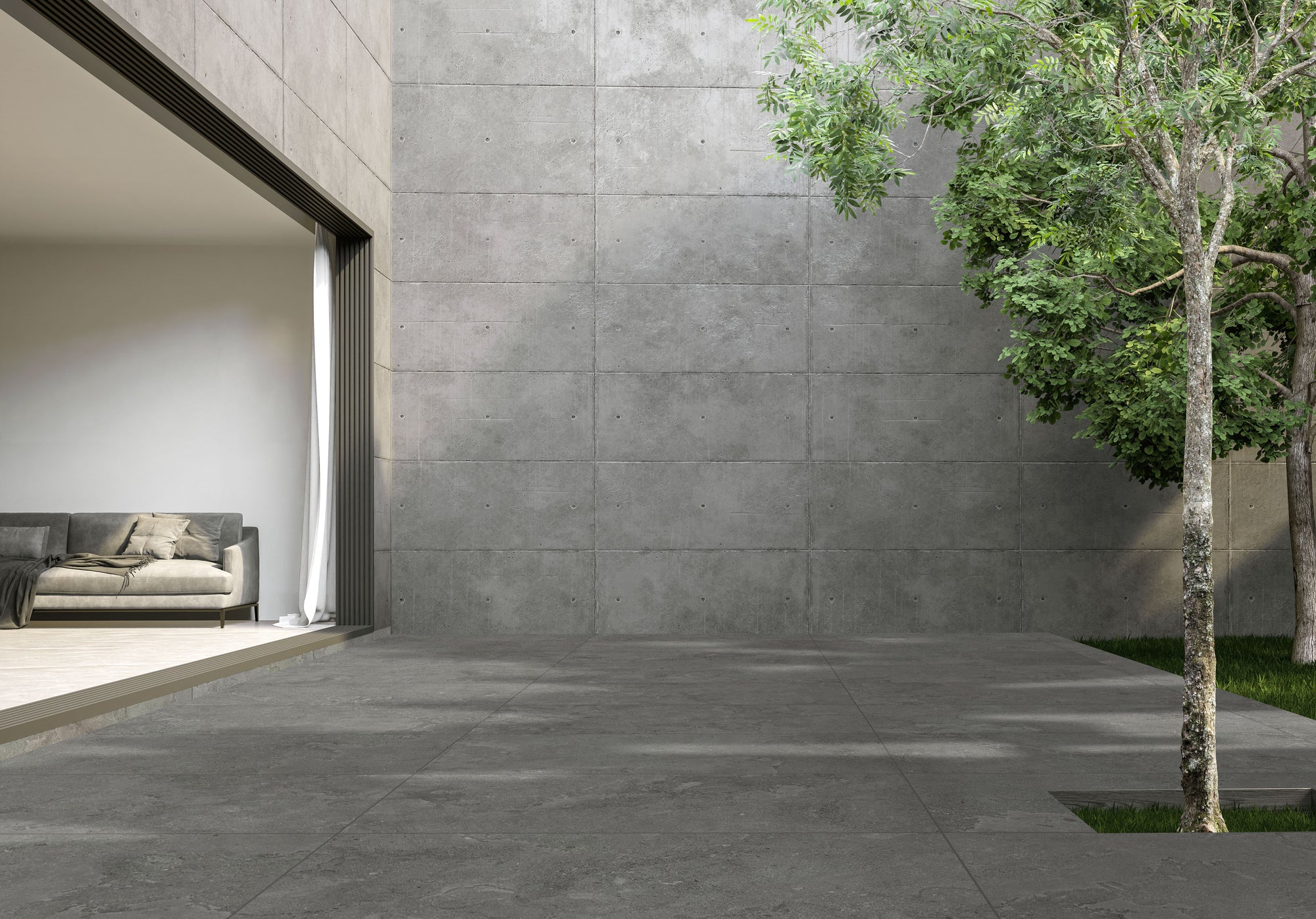 EcoStone 24x48 Grip Porcelain Tile in Cross-Cut Pumice – MILE®stone