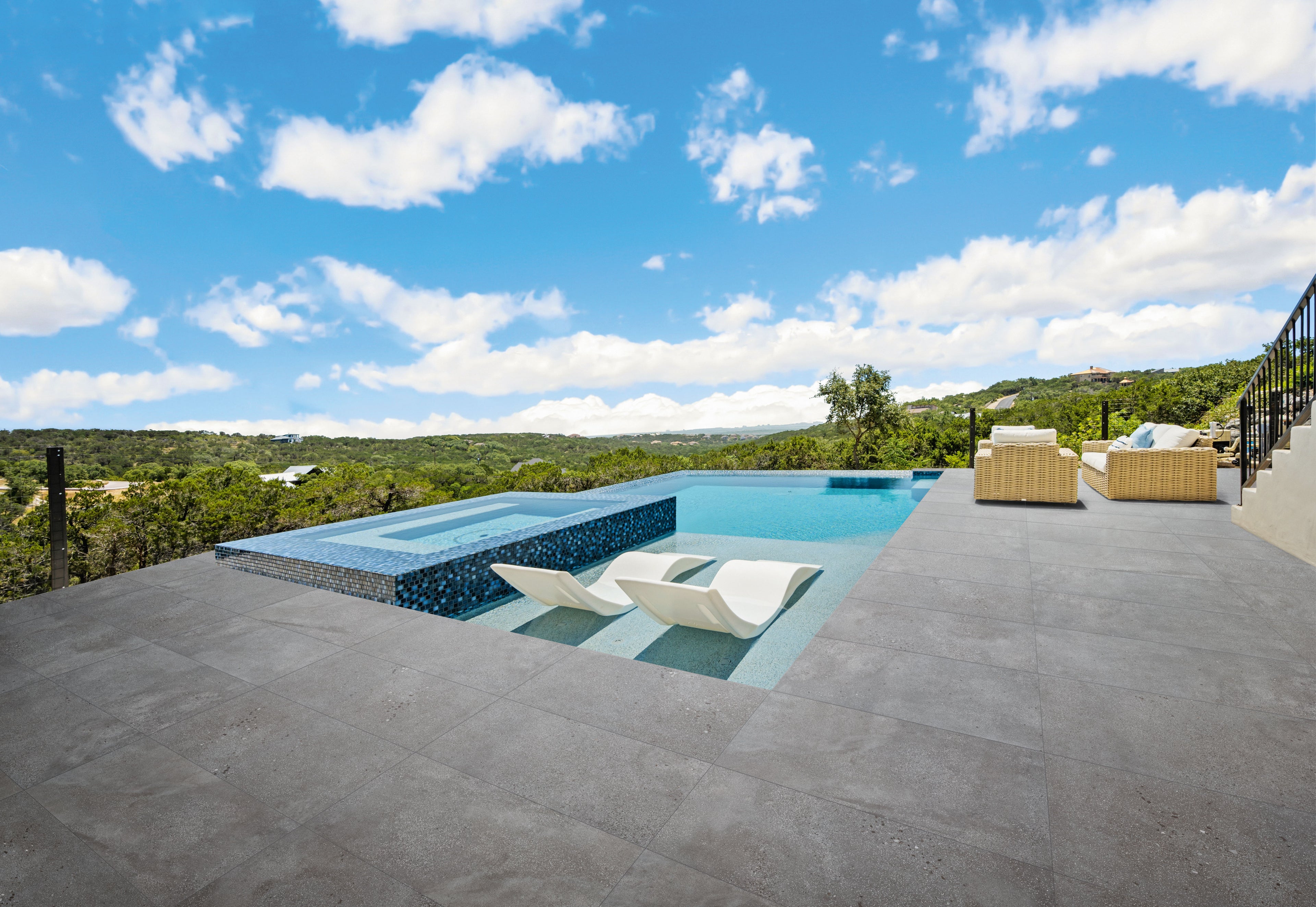 Area 51 24x48 Grip Porcelain 2CM Paver Tile in Steel – MILE®stone
