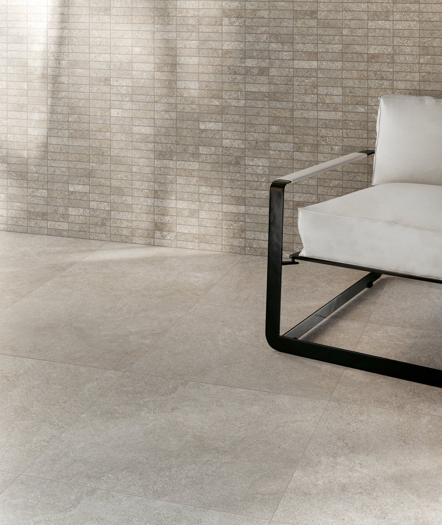 Atelier 1x3 Matte Porcelain Mesh Mosaic Tile in Sunset – MILE®stone