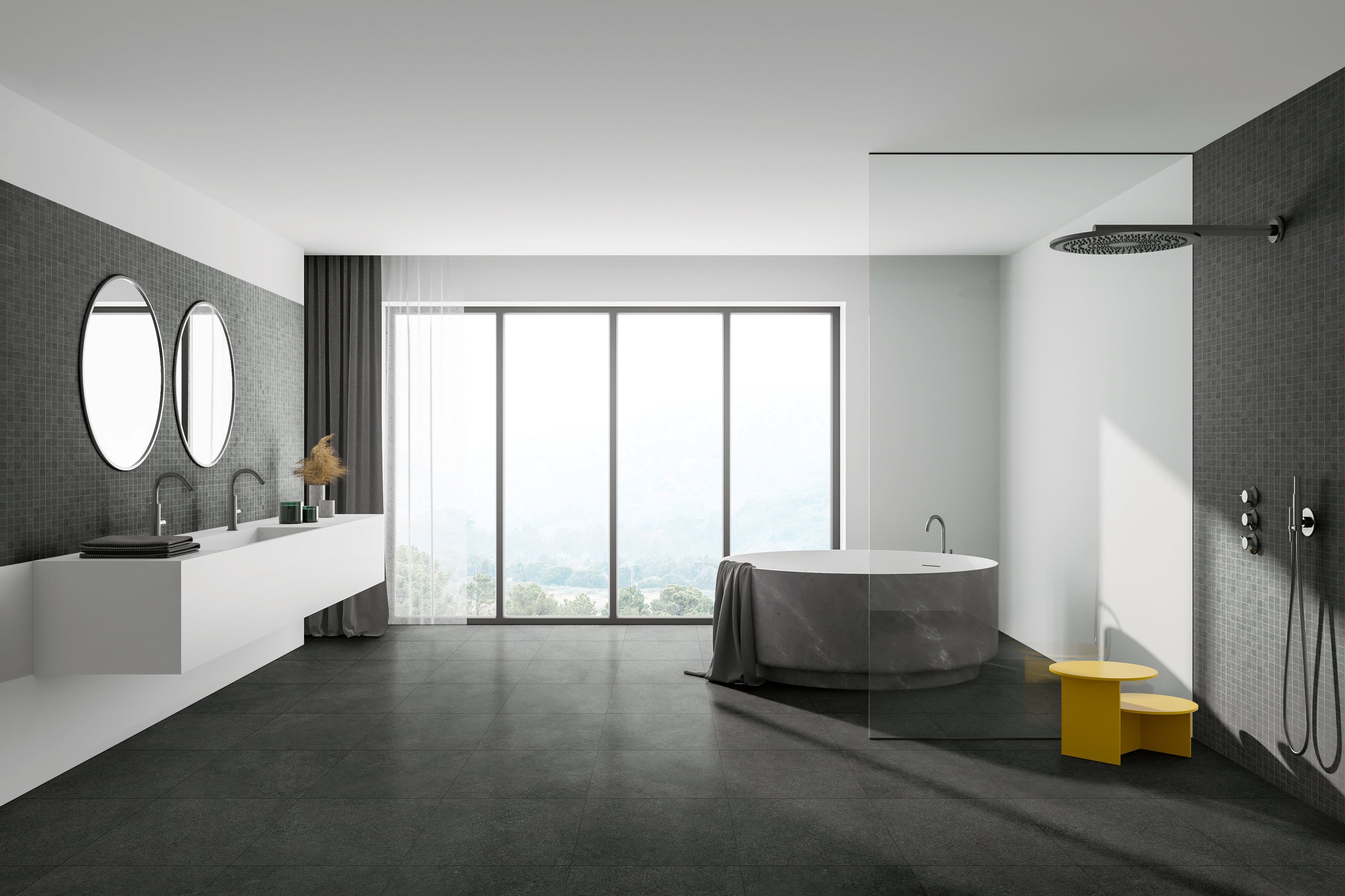 Atelier 24x24 Matte Porcelain Tile in Night Sky – MILE®stone