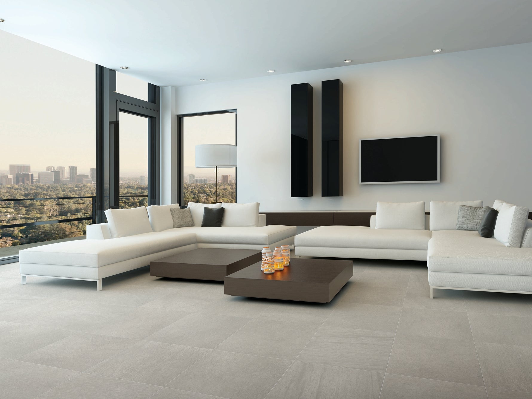 Basaltine 24x24 Matte Porcelain Tile in Light Grey – MILE®stone