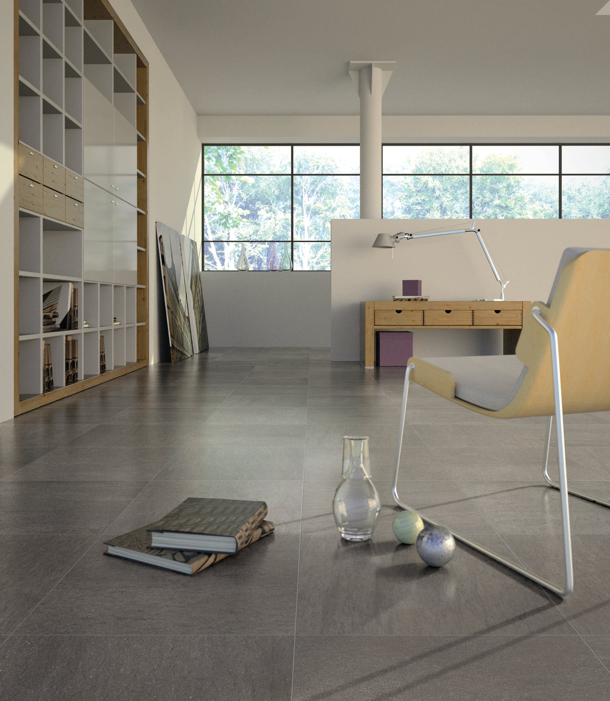 Basaltine 24x24 Matte Porcelain Tile in Nut – MILE®stone