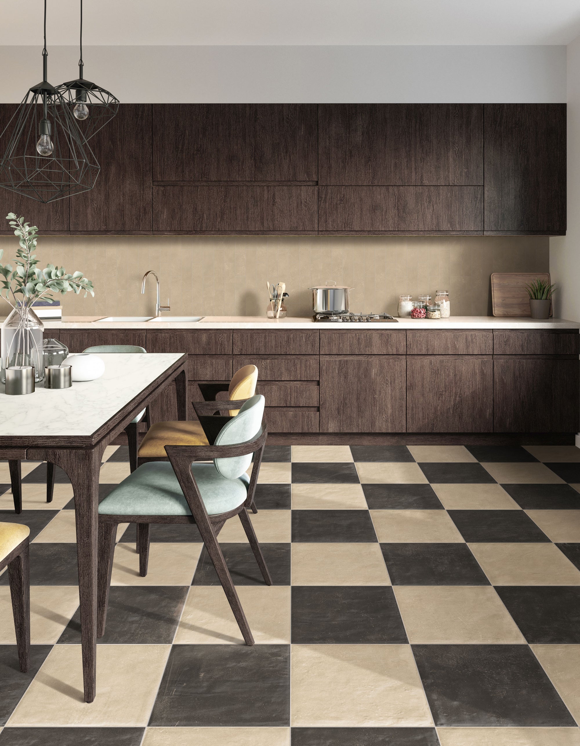 Earthen 12x12 Matte Porcelain Tile in Almond – MILE®stone