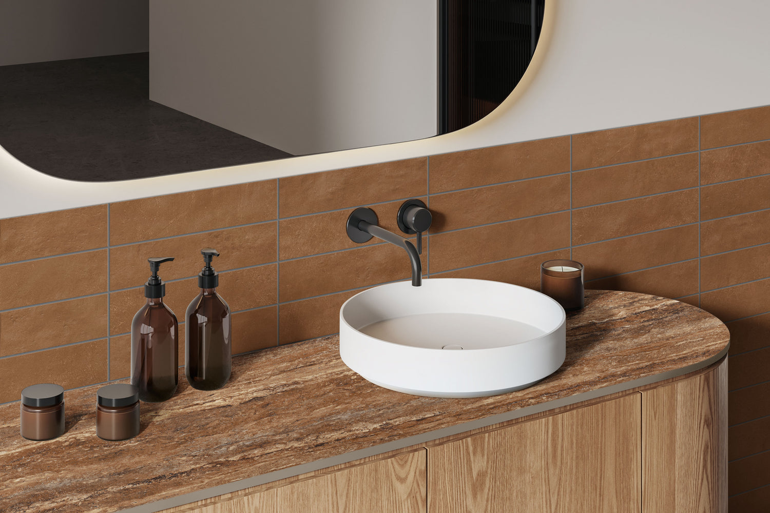Earthen 3x12 Matte Porcelain Tile in Terracotta – MILE®stone