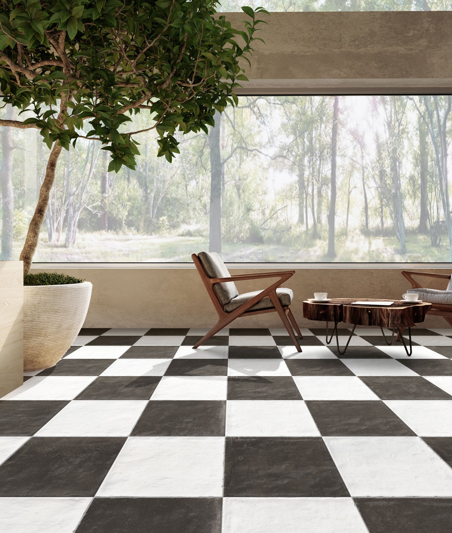 Earthen 12x12 Matte Porcelain Tile in Moka – MILE®stone