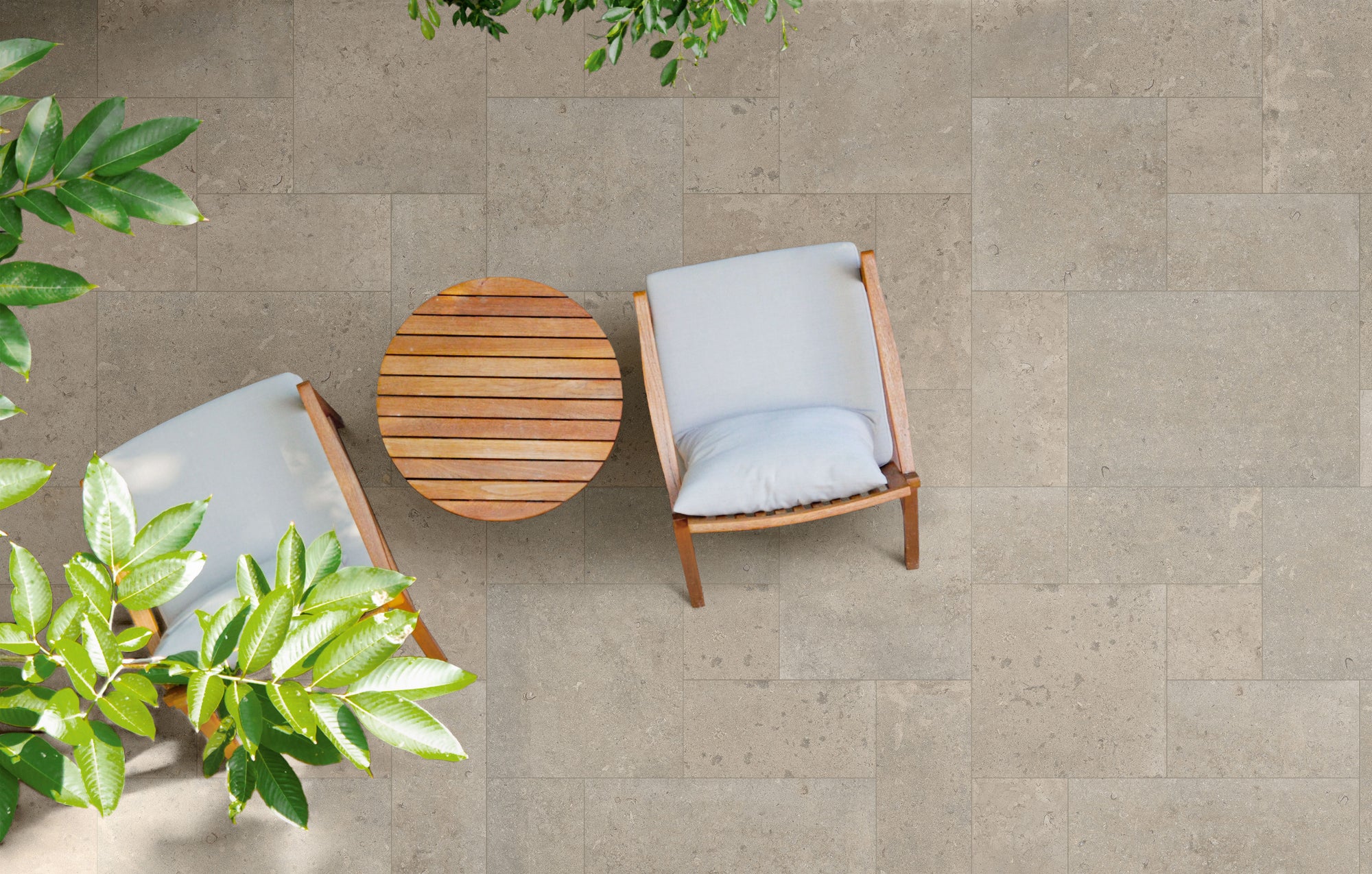 Lith 12x12 Grip Porcelain 2CM Paver Tile in Antique Cream – MILE®stone