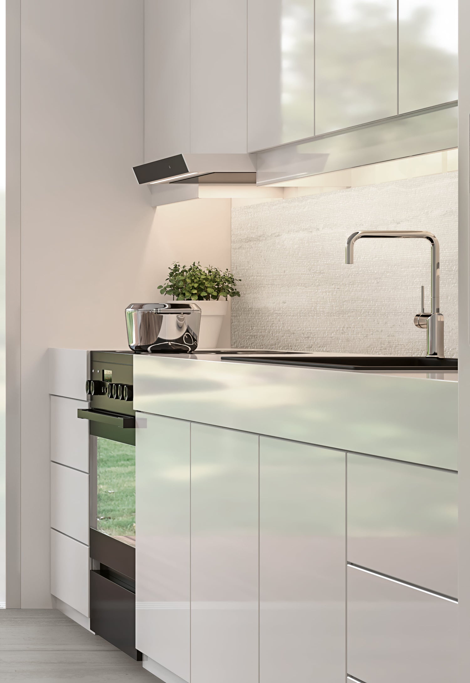 Lith 24x48 Chiseled Porcelain Tile in Legacy White – MILE®stone