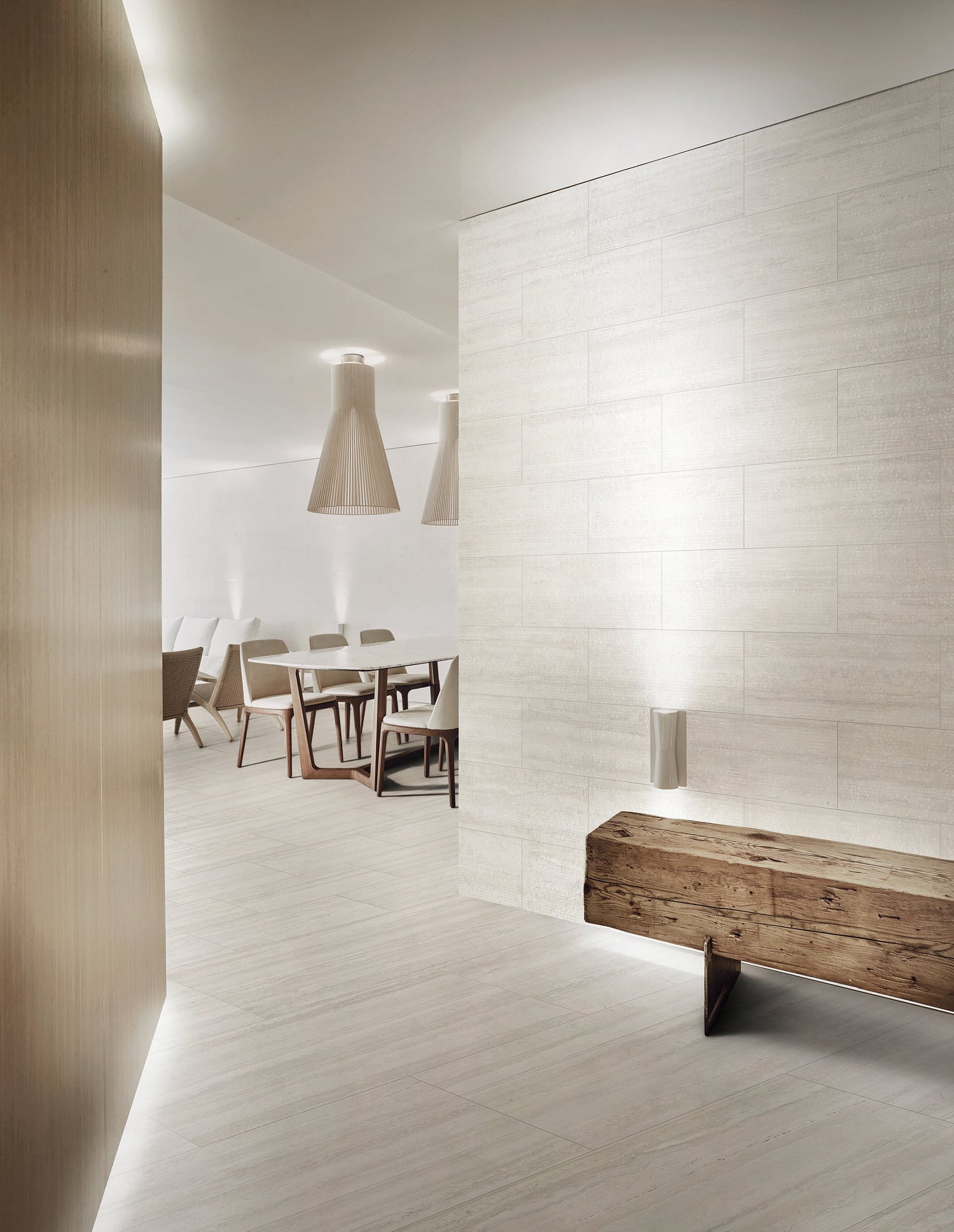 Lith 24x48 Chiseled Porcelain Tile in Legacy White – MILE®stone