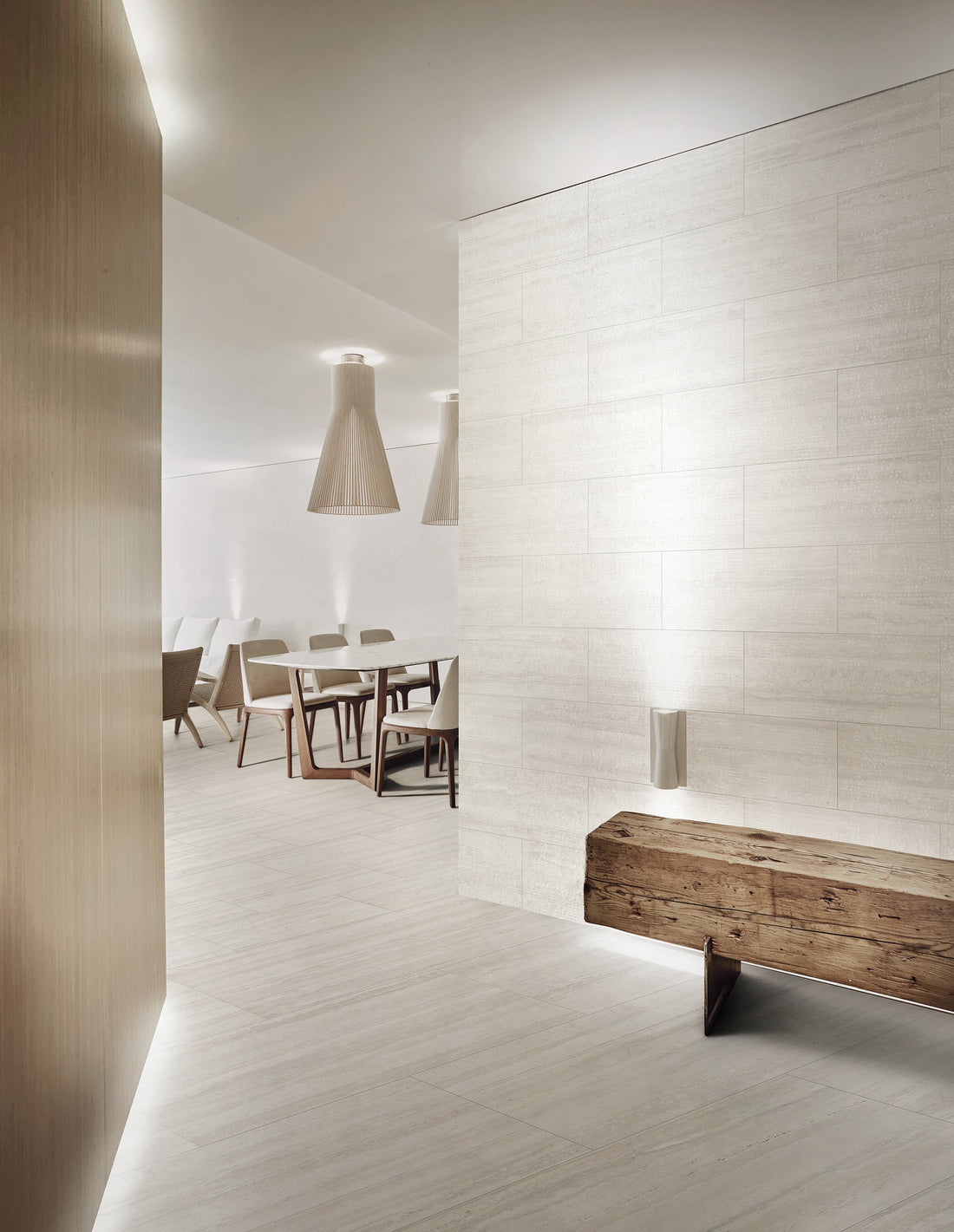 Lith 12x24 Chiseled Porcelain Tile in Legacy White – MILE®stone