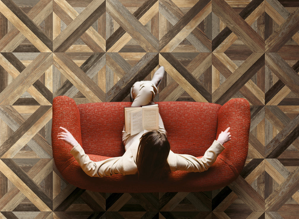 Loft 24x24 Matte Porcelain Tile in Multicolor Basketweave – MILE®stone