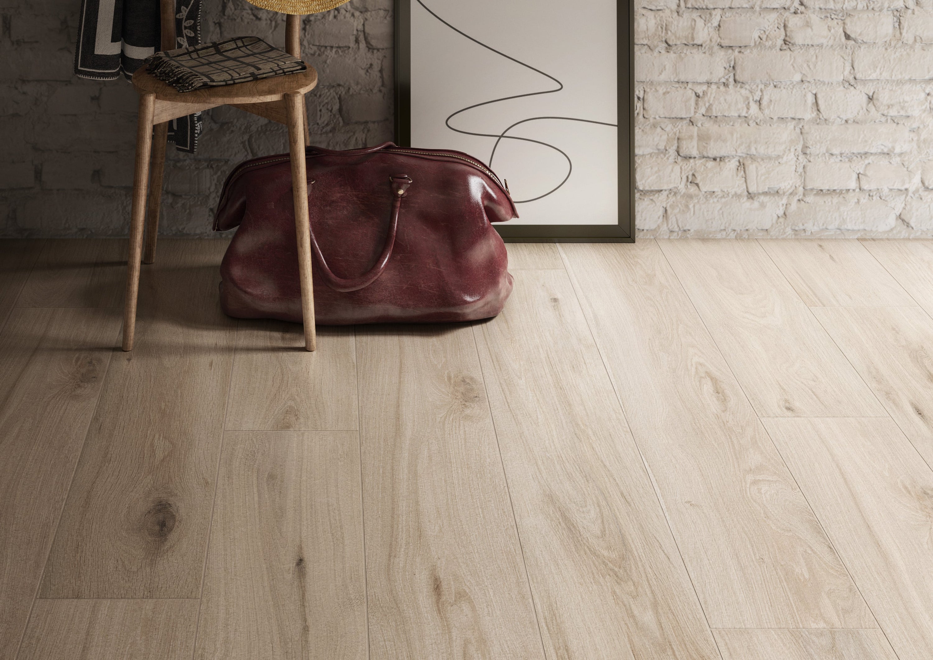Native 8x48 Matte Porcelain Tile in White Oak – MILE®stone