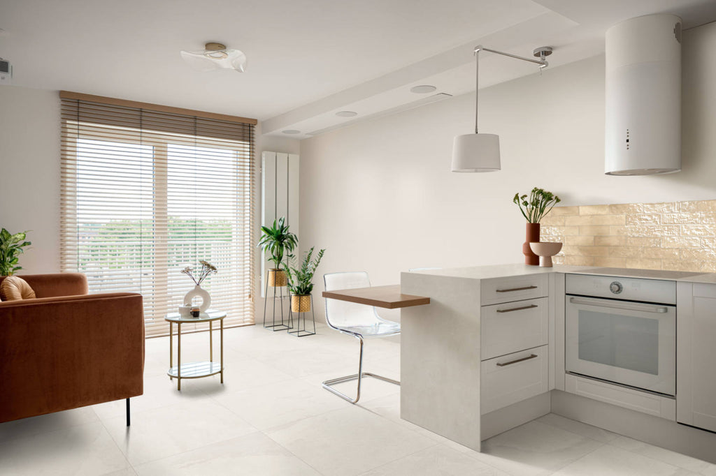 Net-Zero 24x24 Matte Porcelain Tile in Ivory – MILE®stone