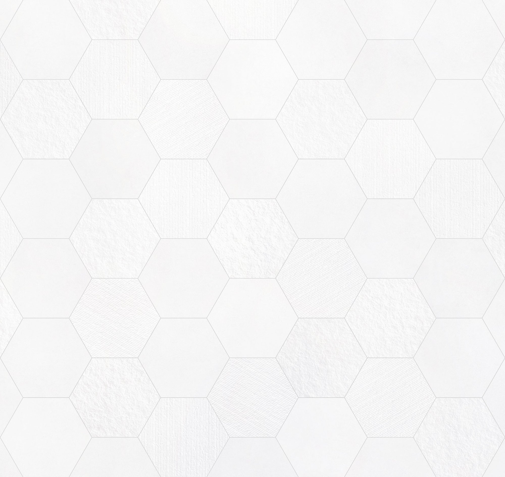 Shapes 10x10 Chiseled Hexagon Porcelain Tile in Pearl – MILE®stone