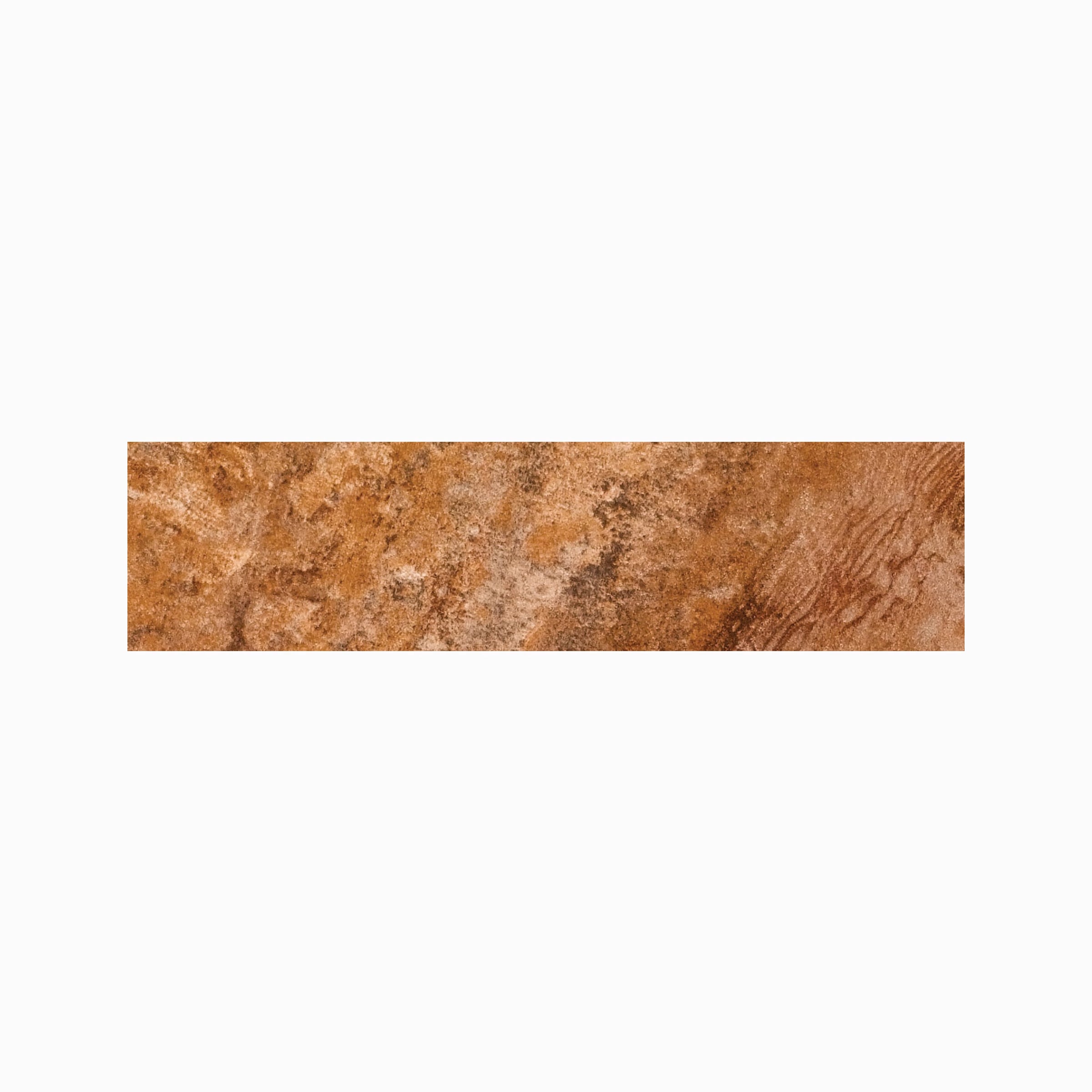 Stonefire 3x12 Matte Porcelain Bullnose Tile in Rust – MILE®stone