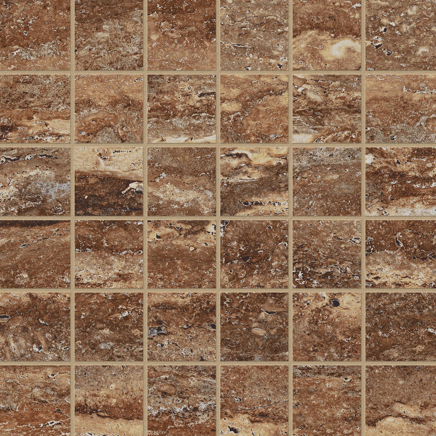 Travertine 2x2 Matte Porcelain Mesh Mosaic Tile in Bold – MILE®stone