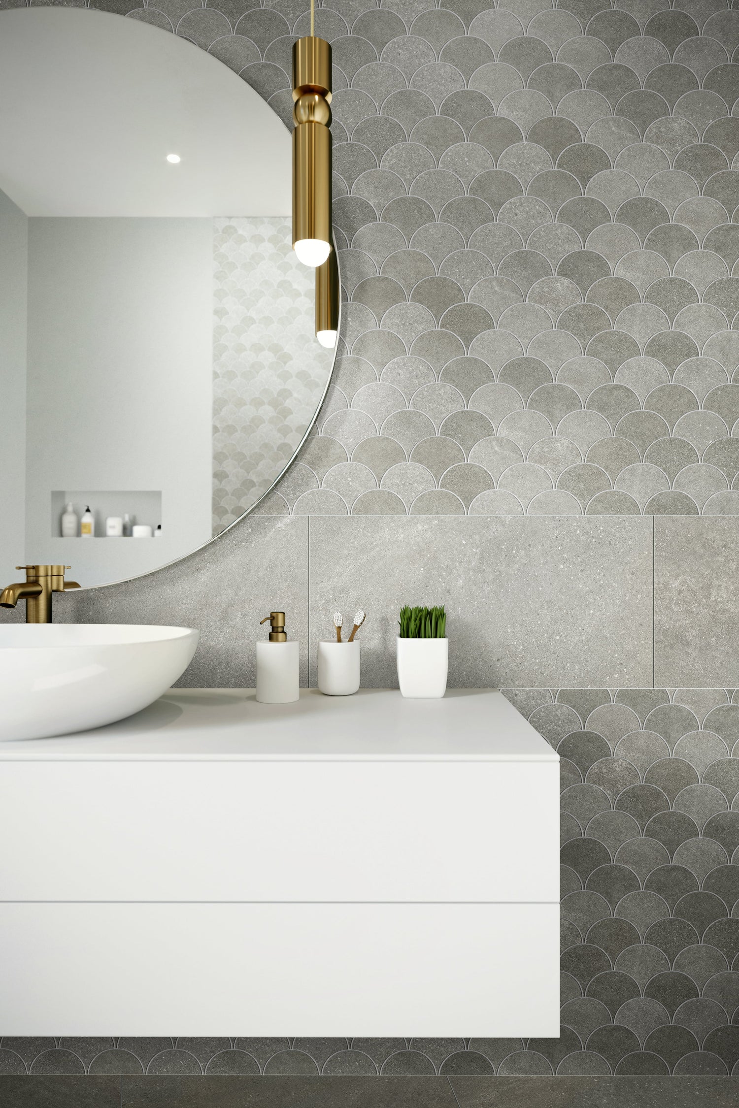 Tycoon 12x24 Matte Porcelain Tile in Smoke – MILE®stone