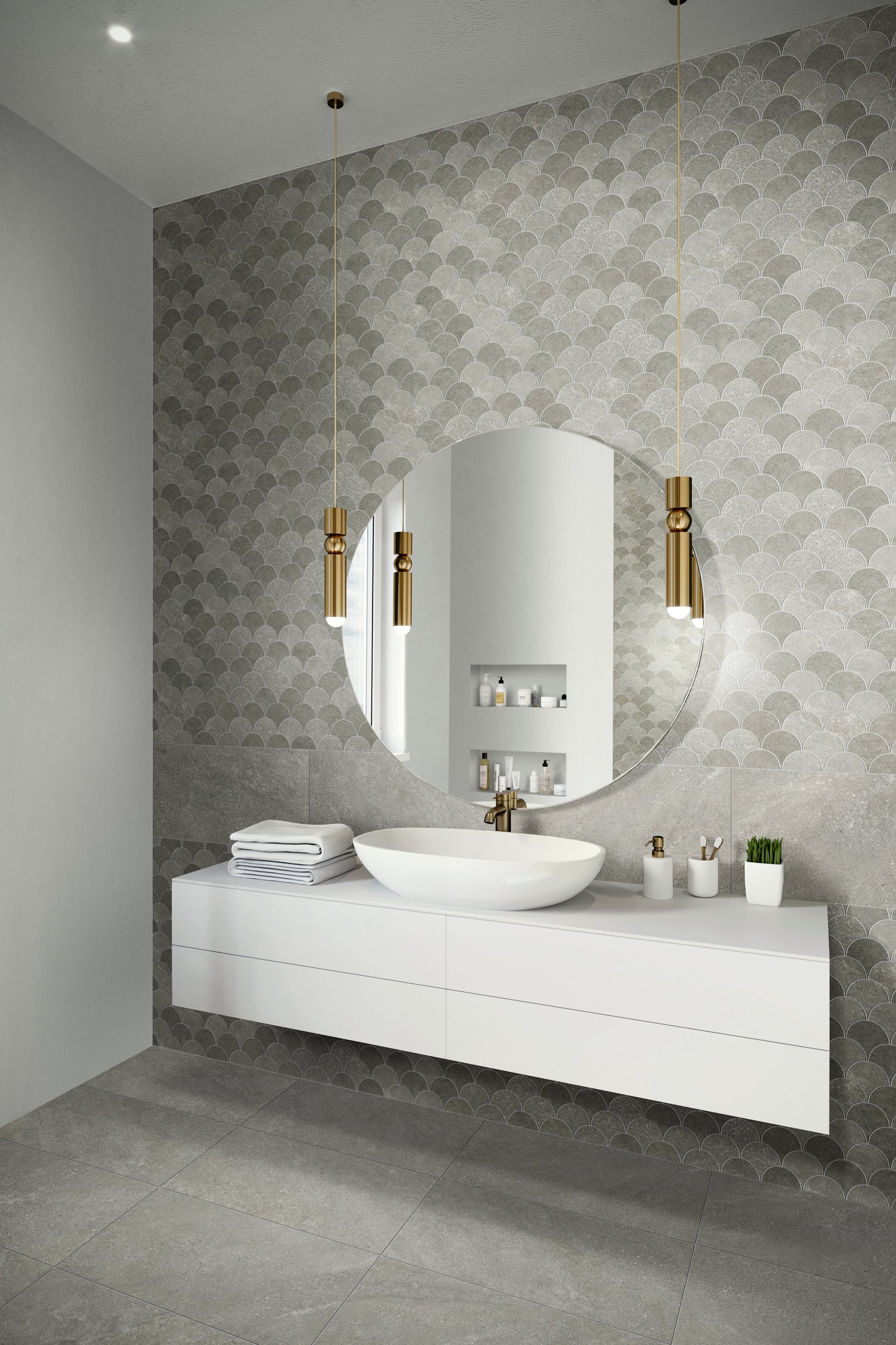 Tycoon 12x24 Matte Porcelain Tile in Smoke – MILE®stone