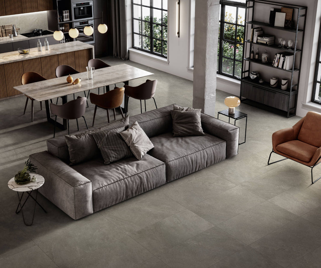Tycoon 16x32 Matte Porcelain Tile in Storm Grey – MILE®stone