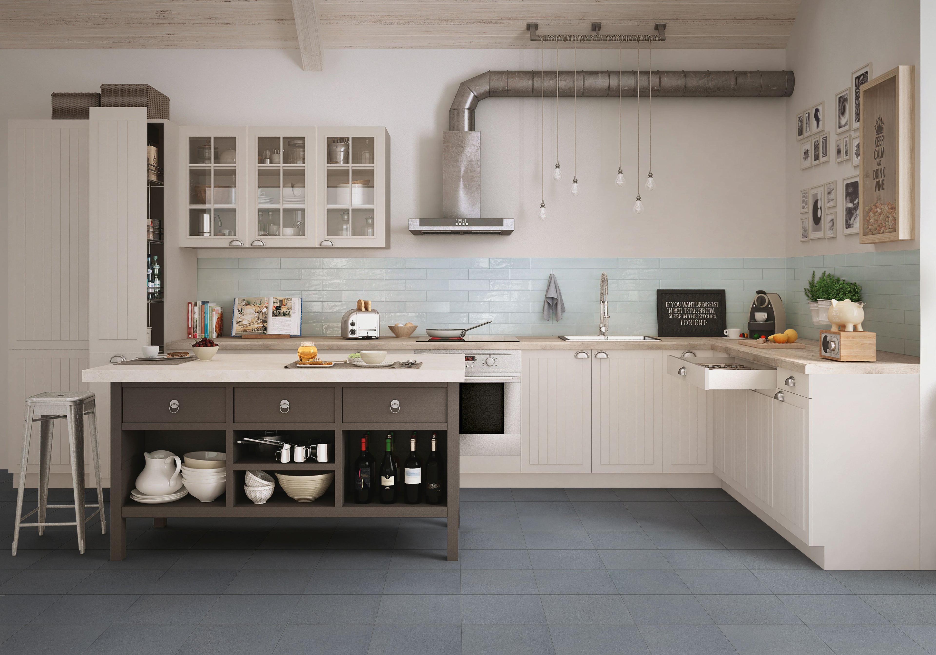 Urban Living 12x12 Matte Porcelain Tile in Dust Blue – MILE®stone