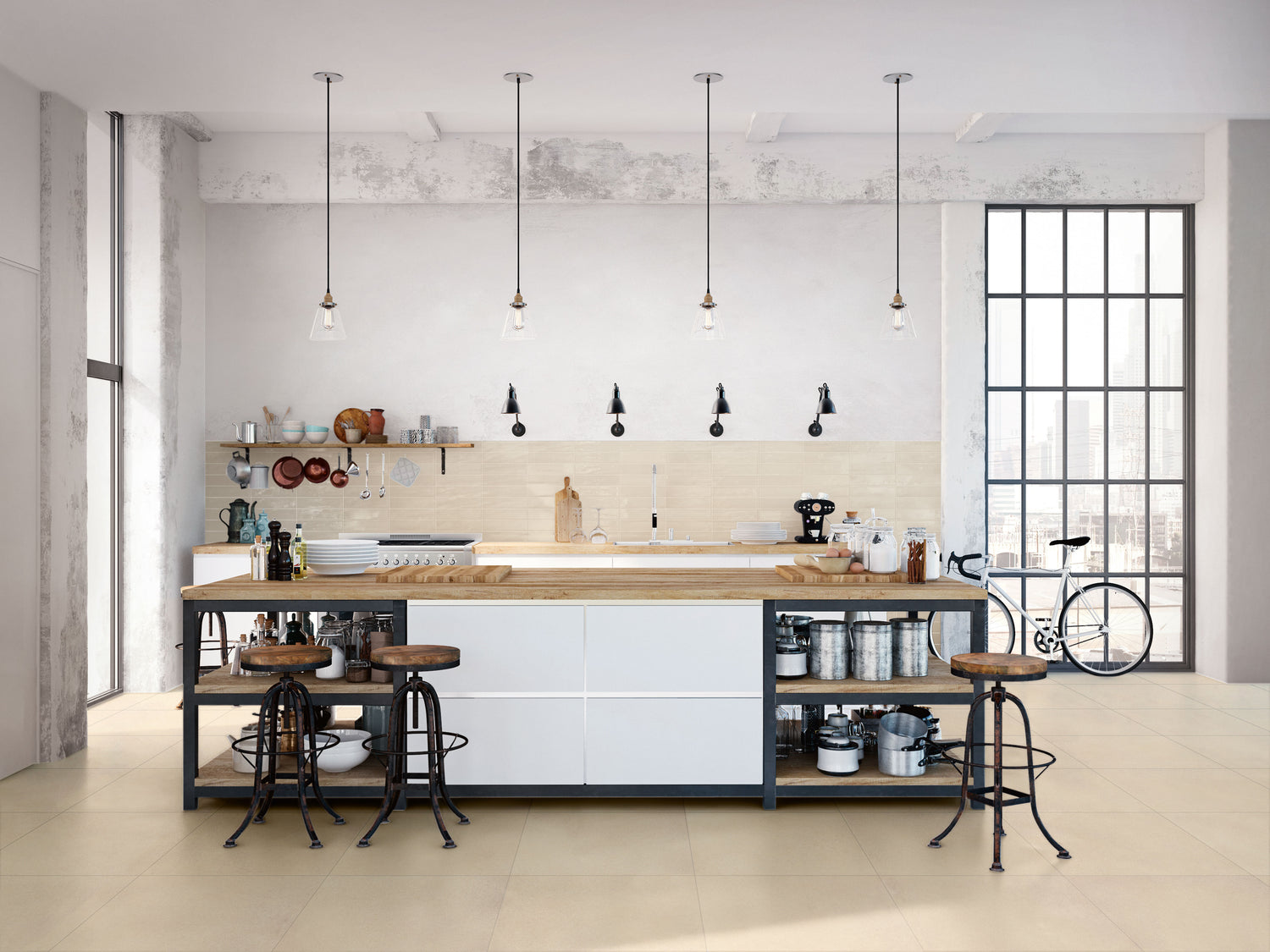 Urban Living 3x12 Glossy Porcelain Tile in Cashmere – MILE®stone