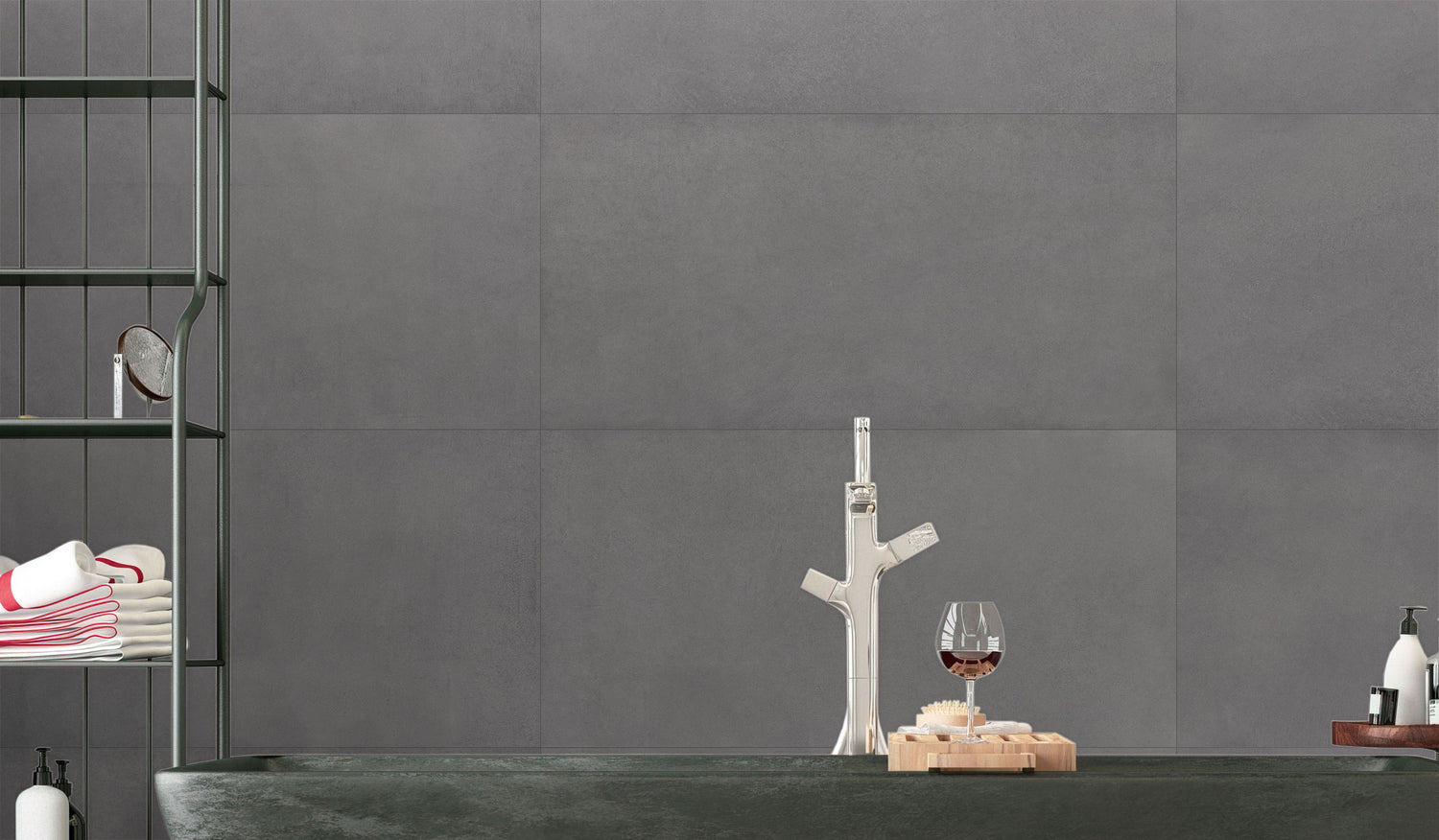 Urban Living 24x48 Matte Porcelain Tile in Titanium – MILE®stone
