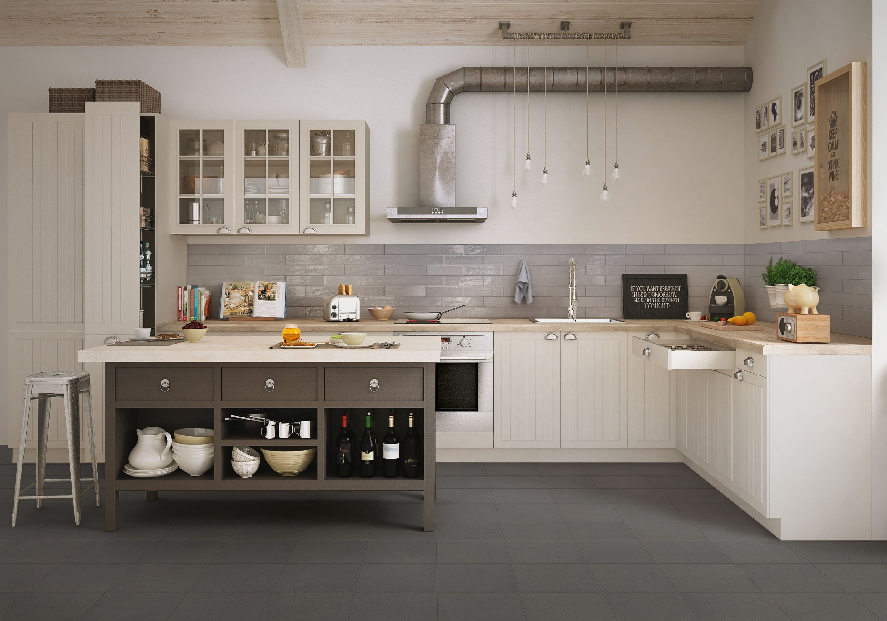 Urban Living 3x12 Glossy Porcelain Tile in Wisdom Grey – MILE®stone