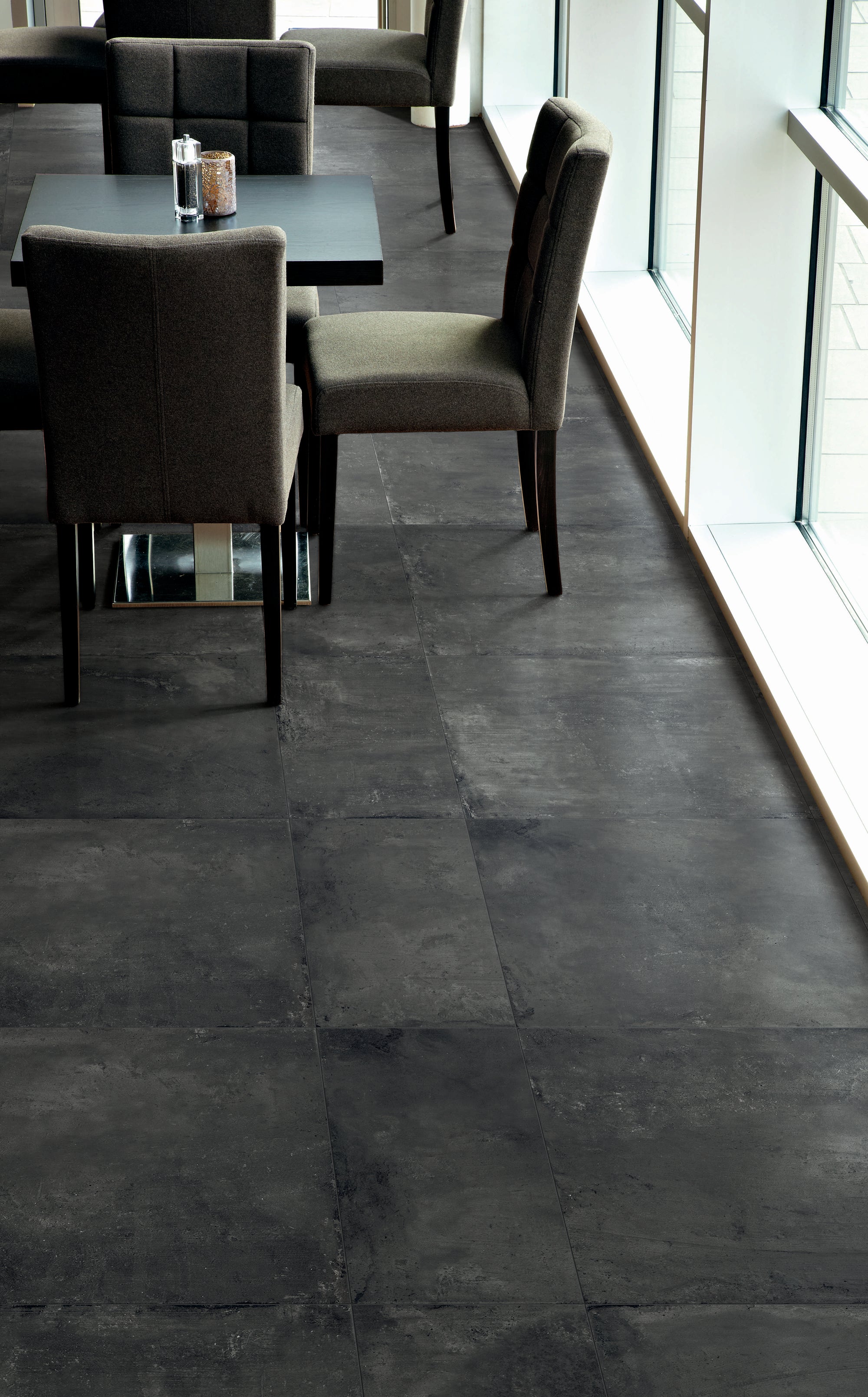 +One 24x24 Matte Porcelain Tile in Coal – MILE®stone