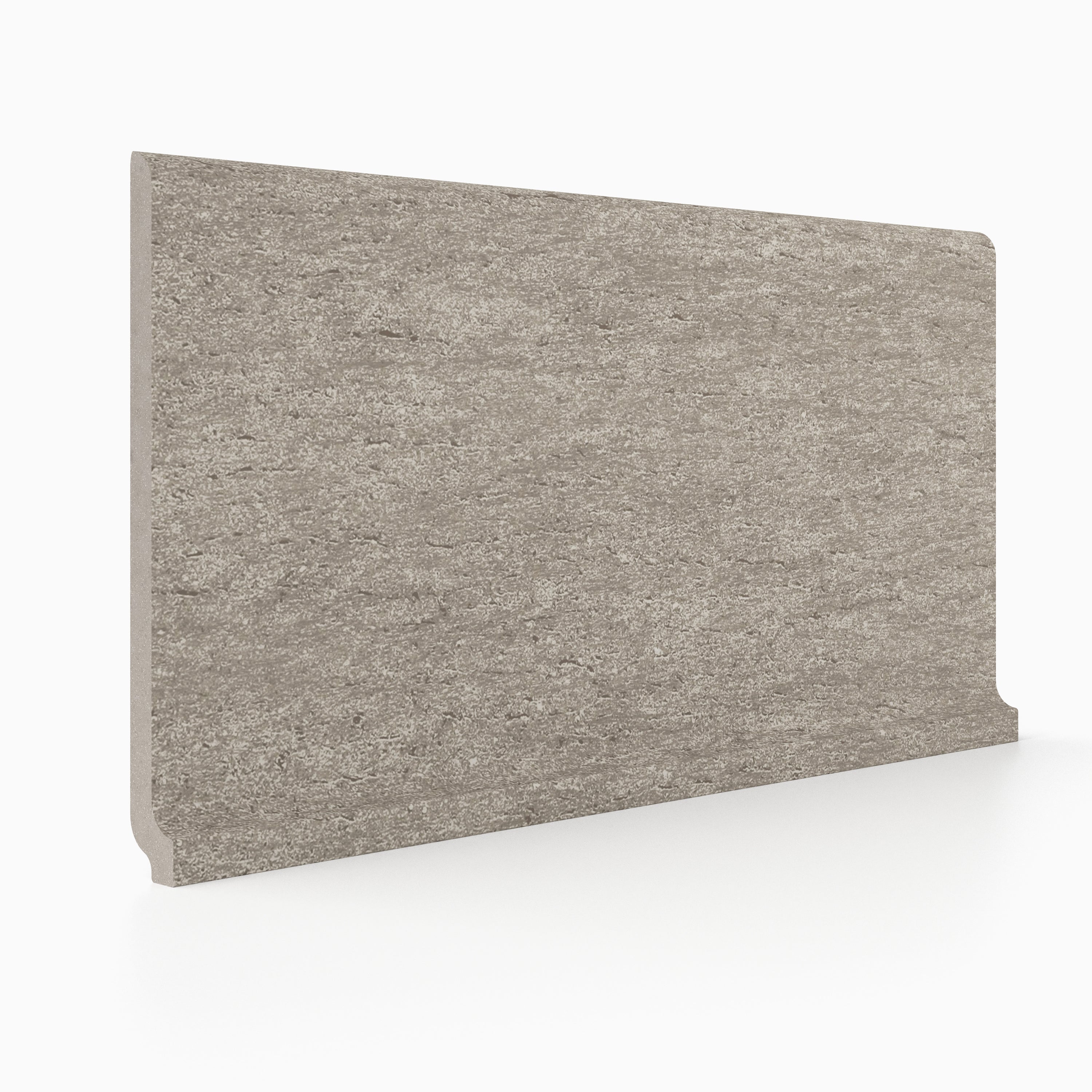 Basaltine 6x12 Matte Porcelain Cove Base Tile in Dark Grey – MILE®stone