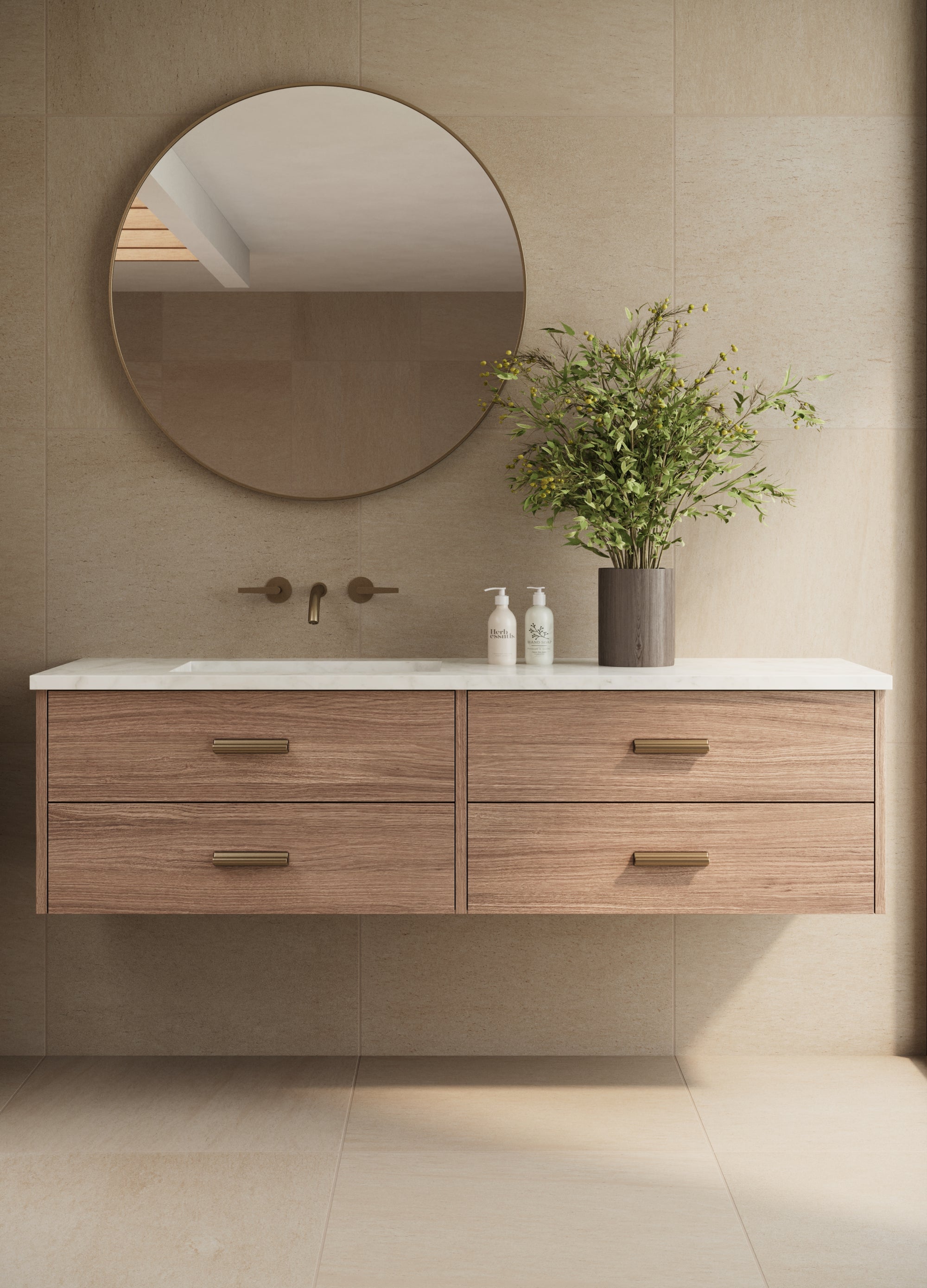 Basaltine 24x24 Matte Porcelain Tile in Sand – MILE®stone