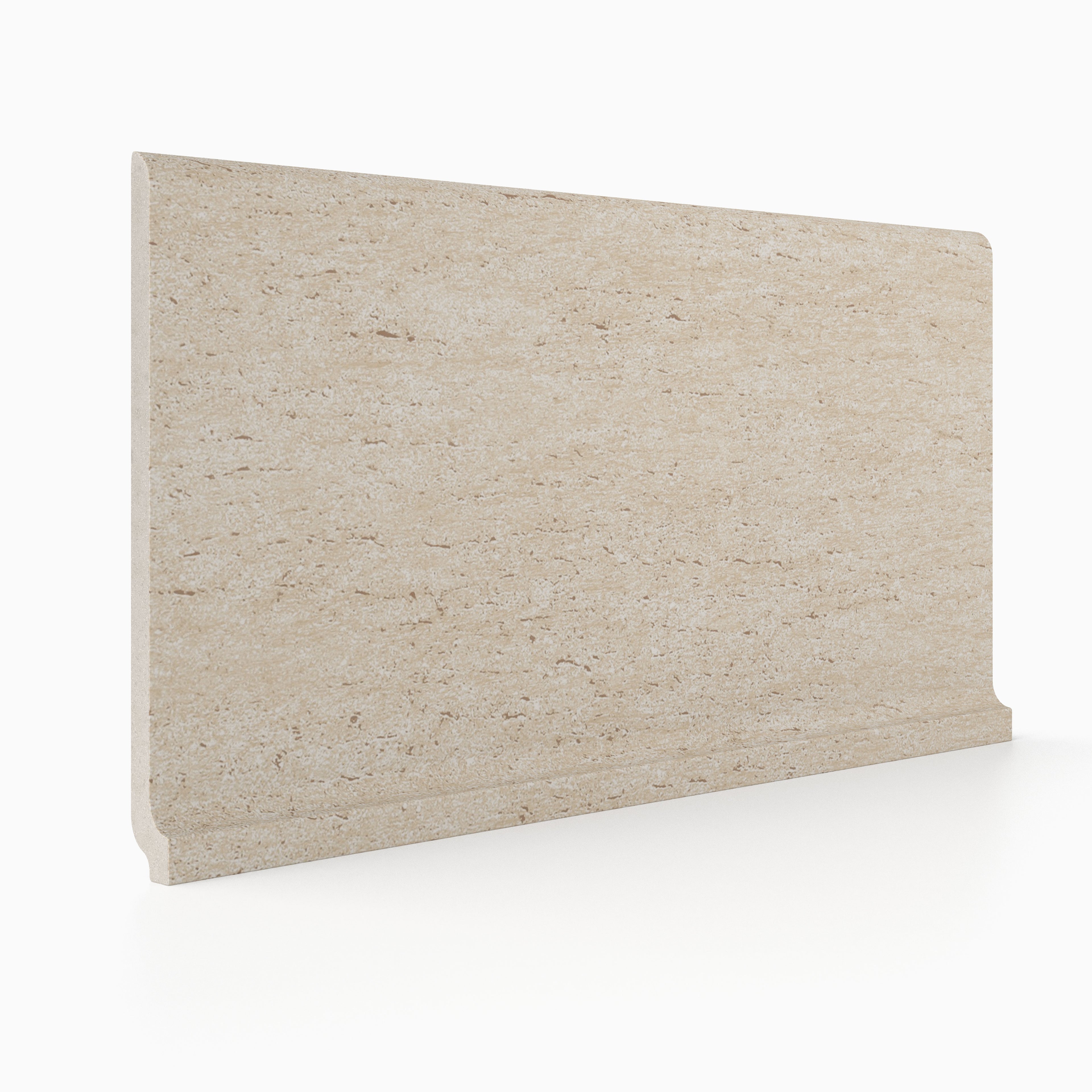 Basaltine 6x12 Matte Porcelain Cove Base Tile in Light Grey – MILE®stone