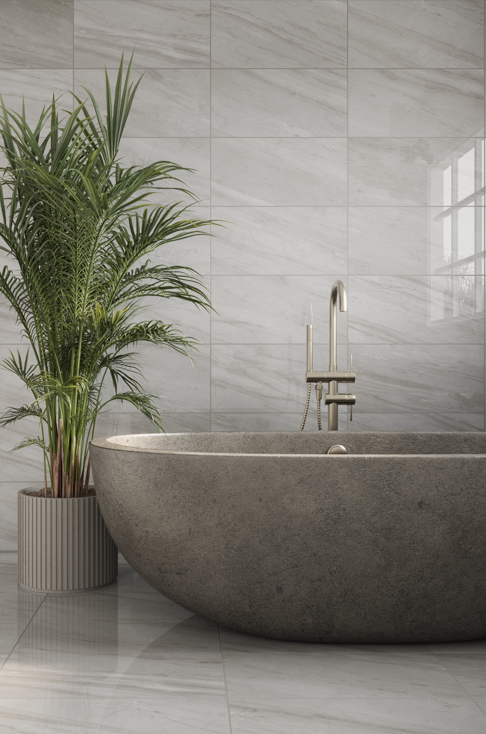 Epic 12x24 Polished Porcelain Tile in Alaska Grey – MILE®stone