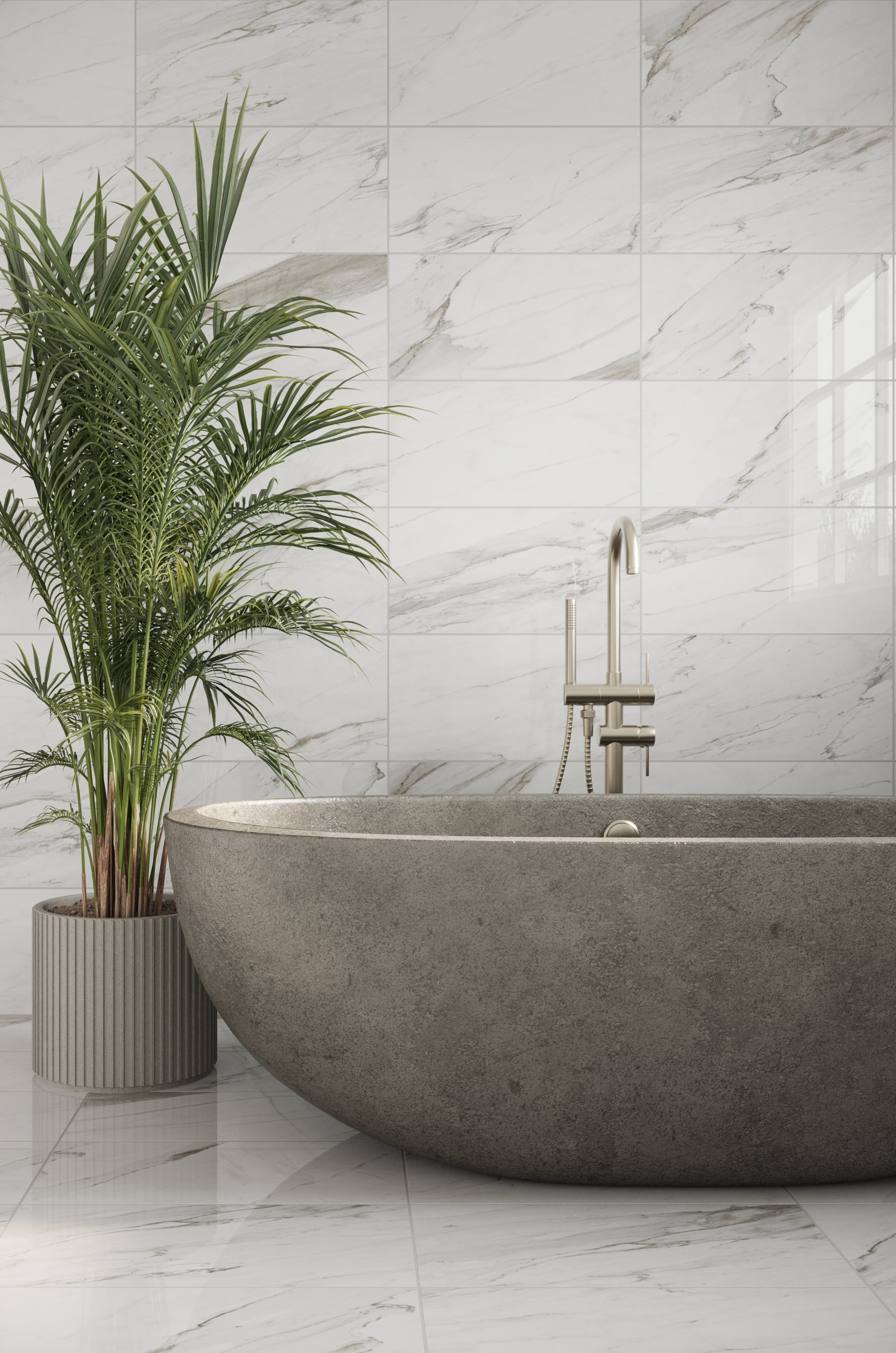 Epic 12x24 Polished Porcelain Tile in Apuano – MILE®stone