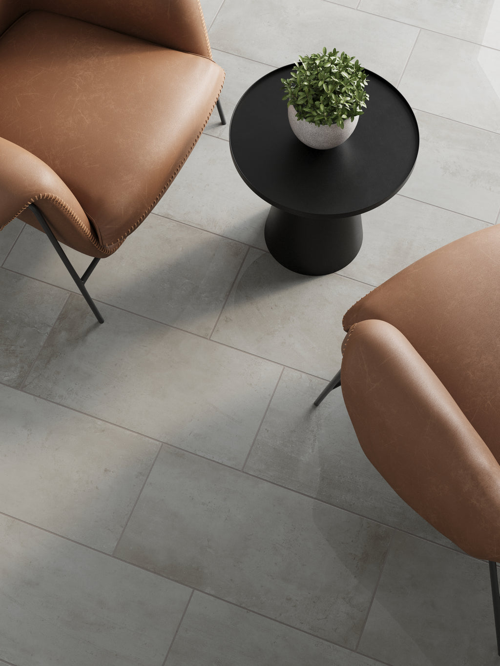 +One 12x24 Polished Porcelain Tile in Ash – MILE®stone