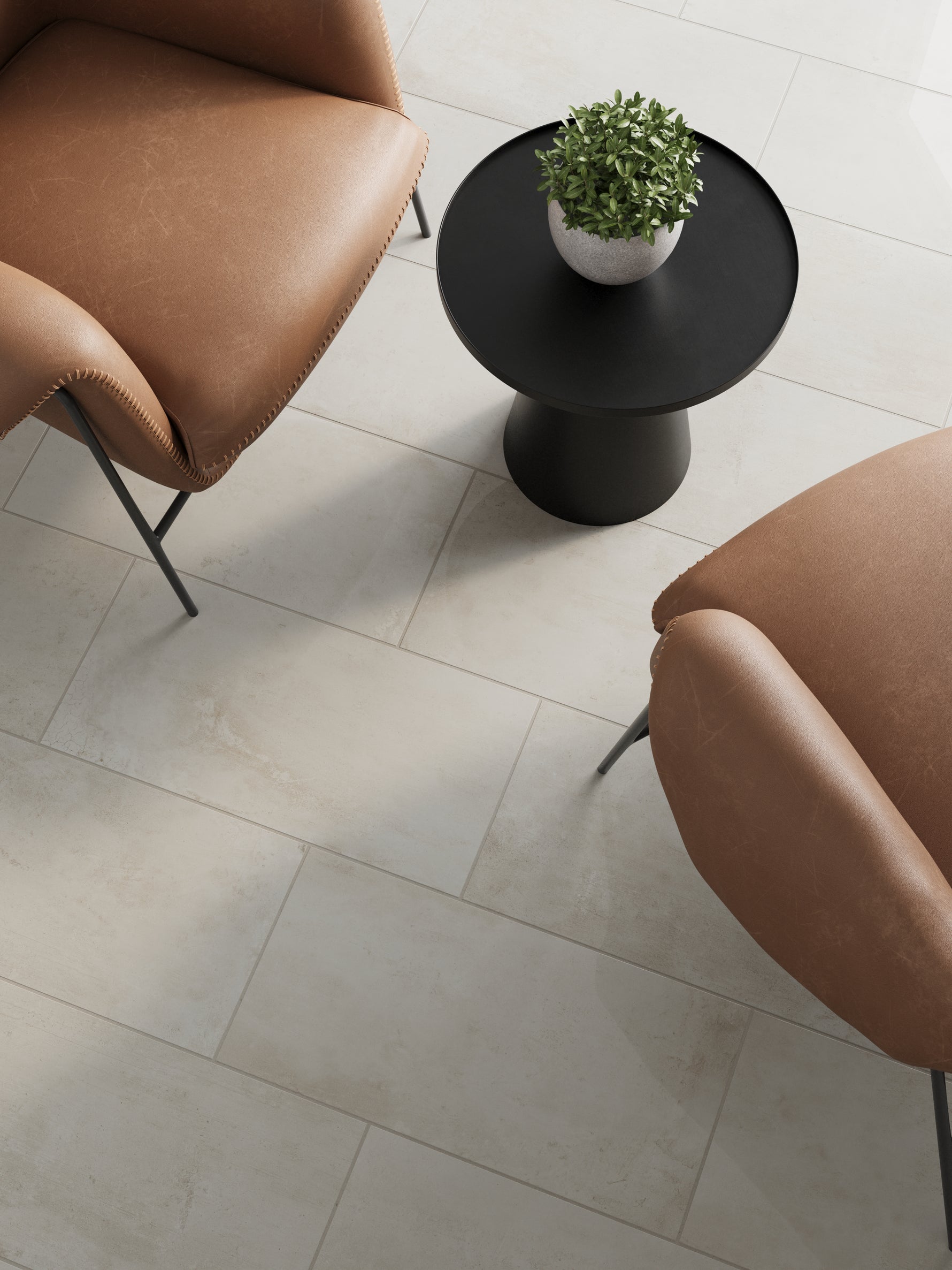 +One 12x24 Polished Porcelain Tile in Chalk – MILE®stone