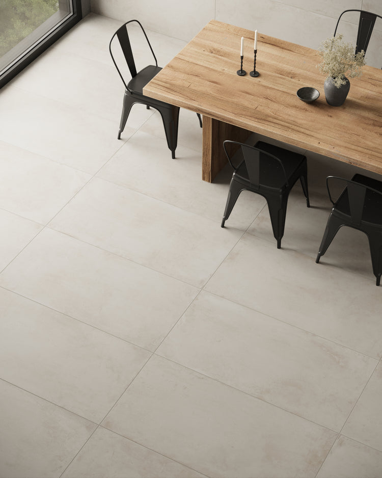 +One 24x48 Matte Porcelain Tile in Chalk – MILE®stone