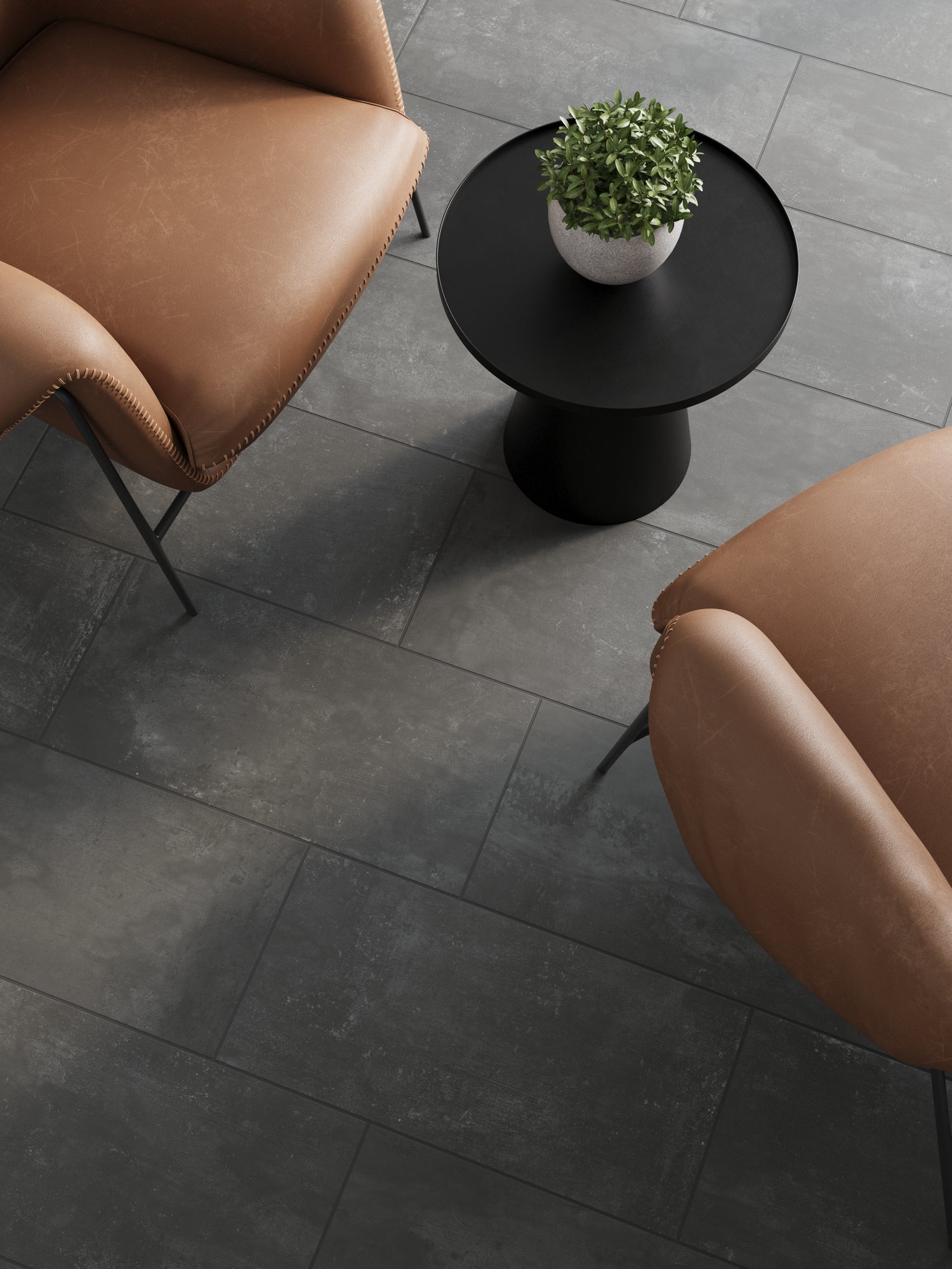 +One 12x24 Matte Porcelain Tile in Coal – MILE®stone