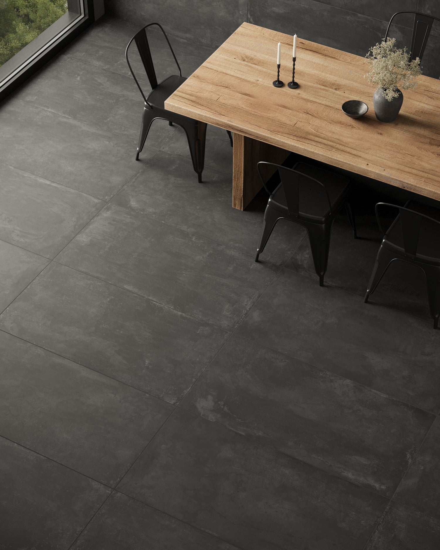 +One 24x48 Matte Porcelain Tile in Coal – MILE®stone