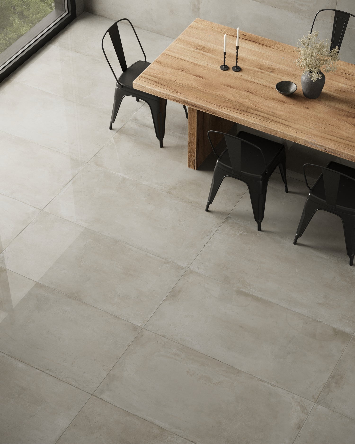 +One 24x48 Polished Porcelain Tile in Greige – MILE®stone
